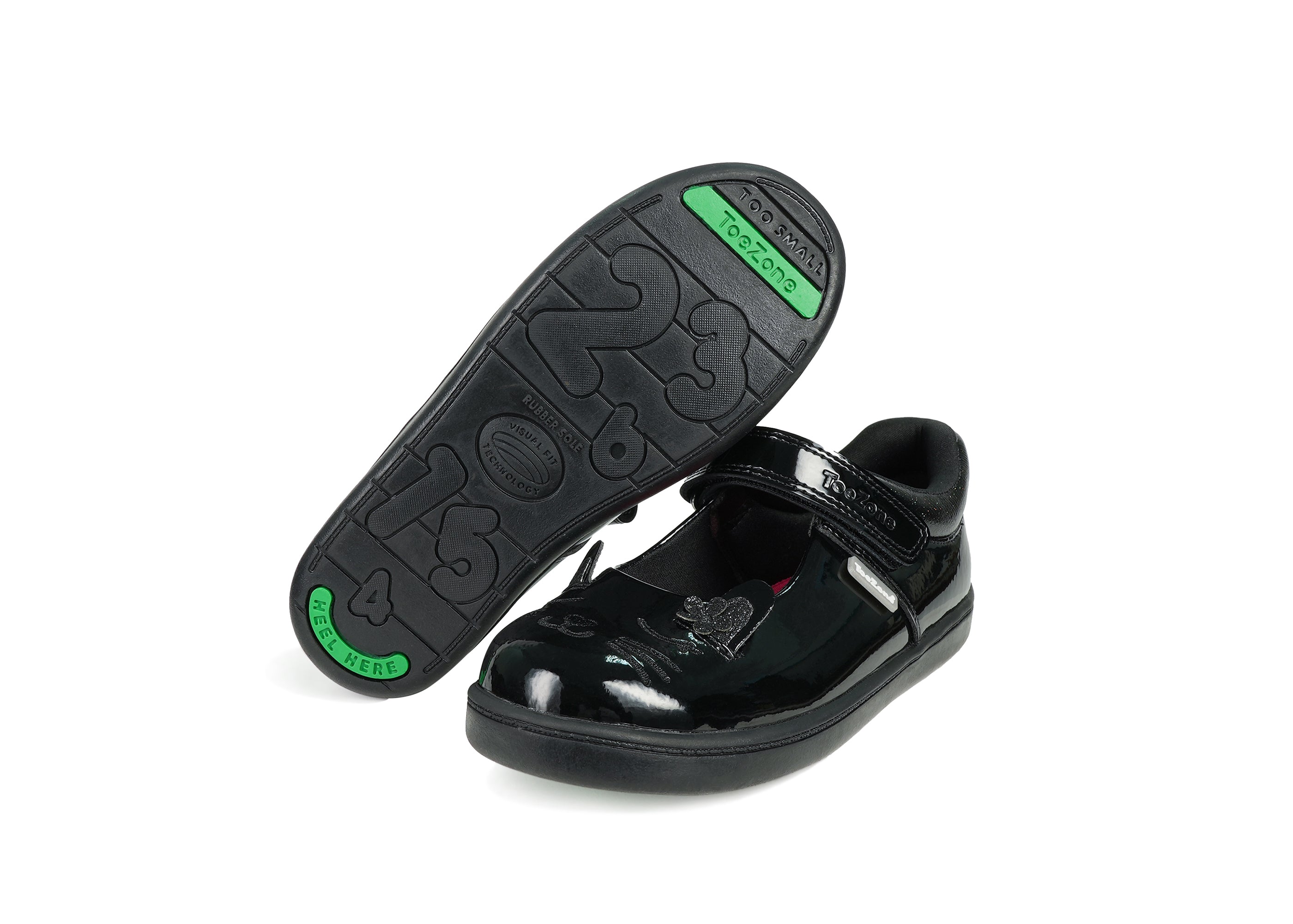 KIT Patent Bunny School Shoes